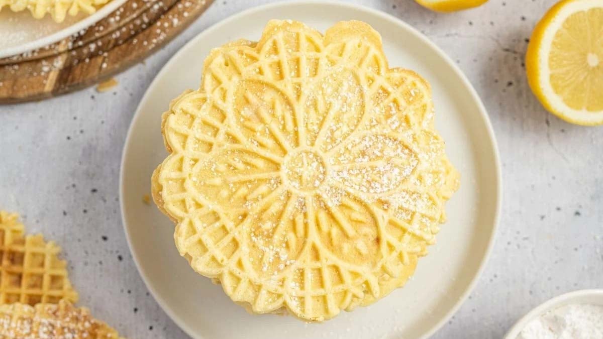 Lemon Pizzelle
