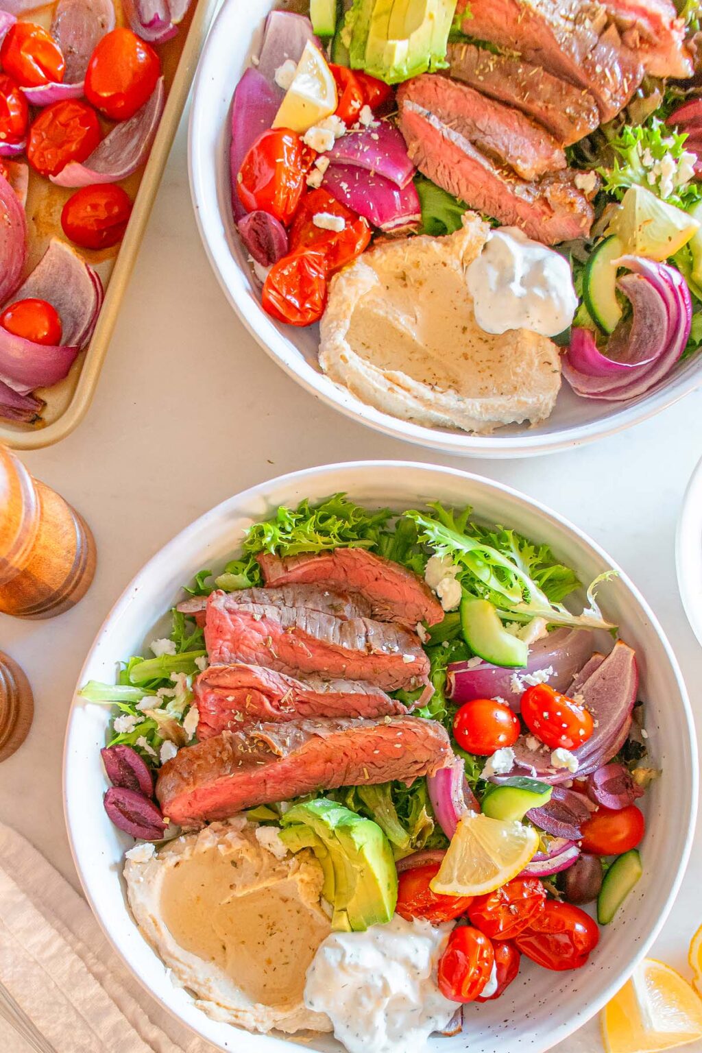 Mediterranean Steak Bowls