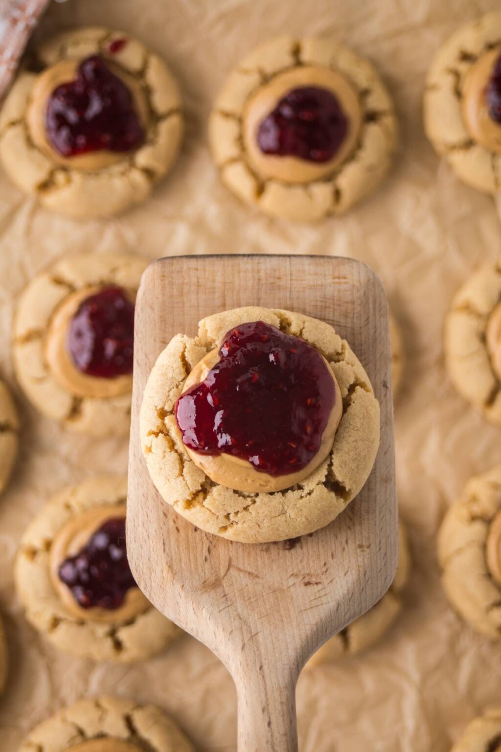 Peanut Butter and Jam Cookies