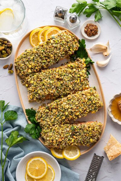 Pistachio Crusted Salmon