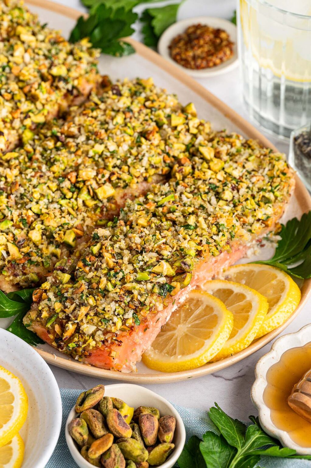 Pistachio Crusted Salmon