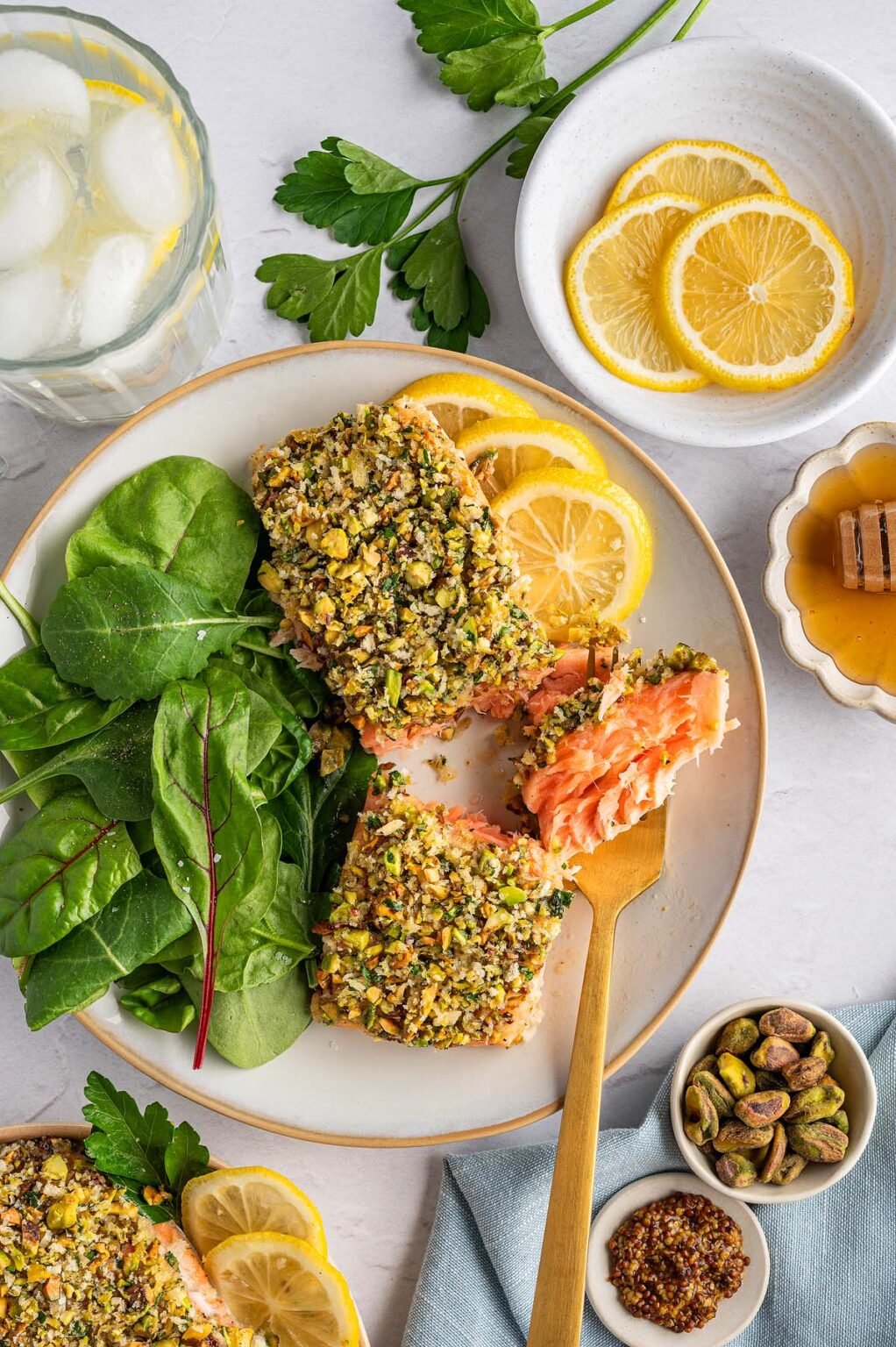 Pistachio Crusted Salmon