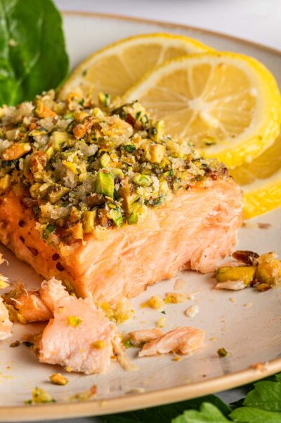 Pistachio Crusted Salmon