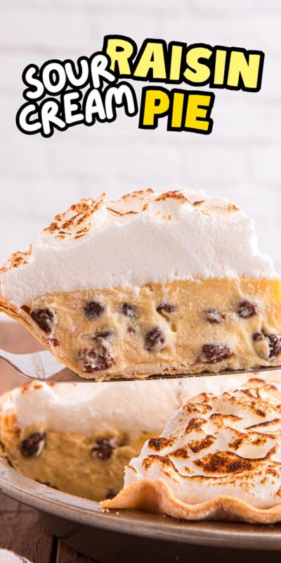 Sour Cream Raisin Pie