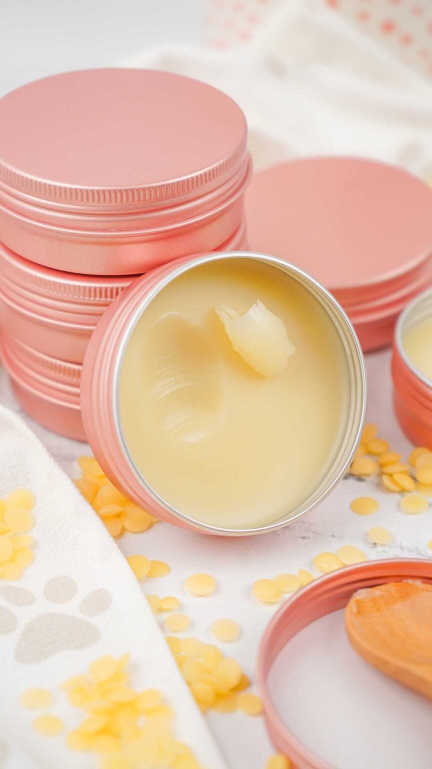 DIY Dog Paw Balm