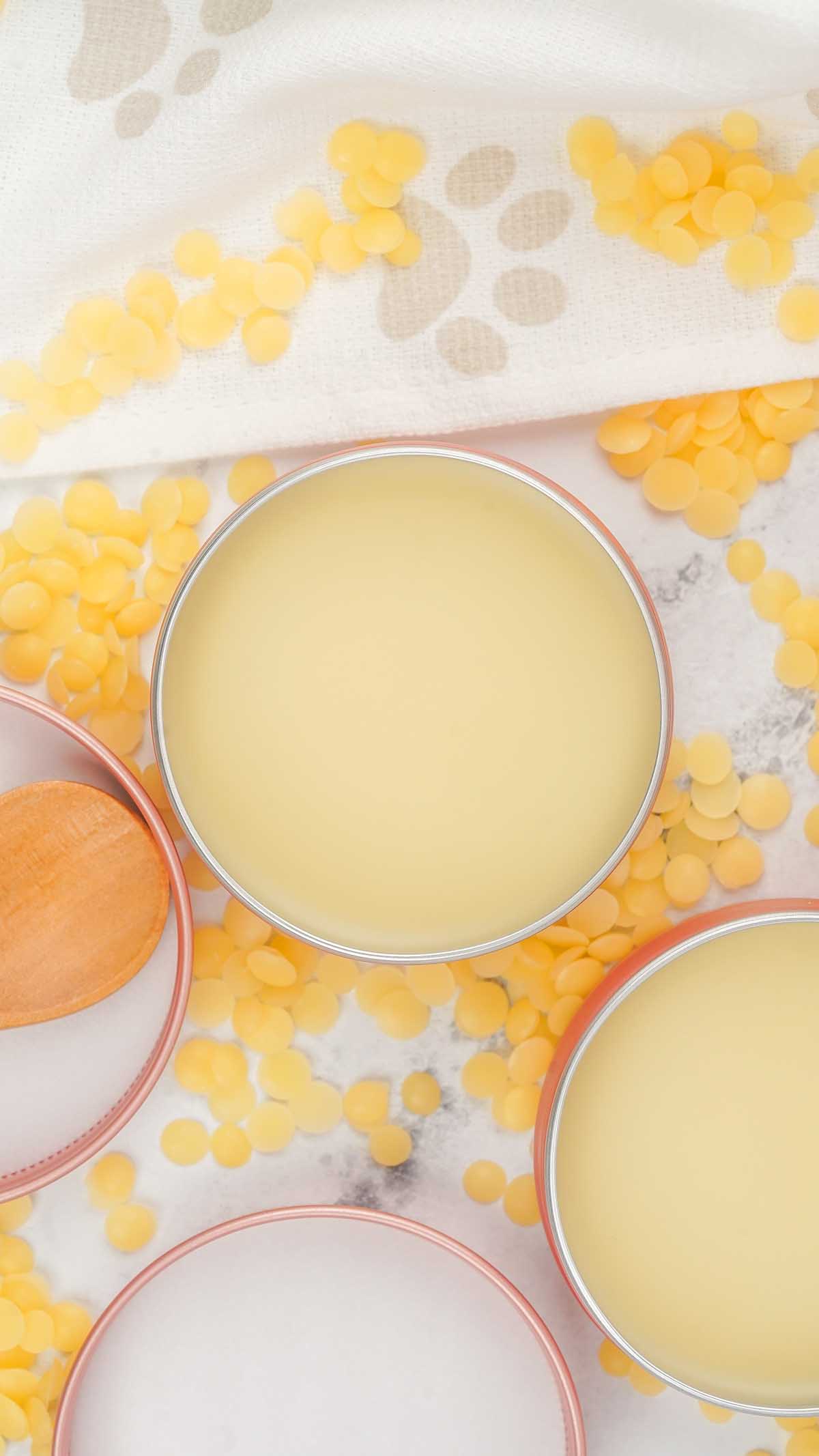 DIY Dog Paw Balm