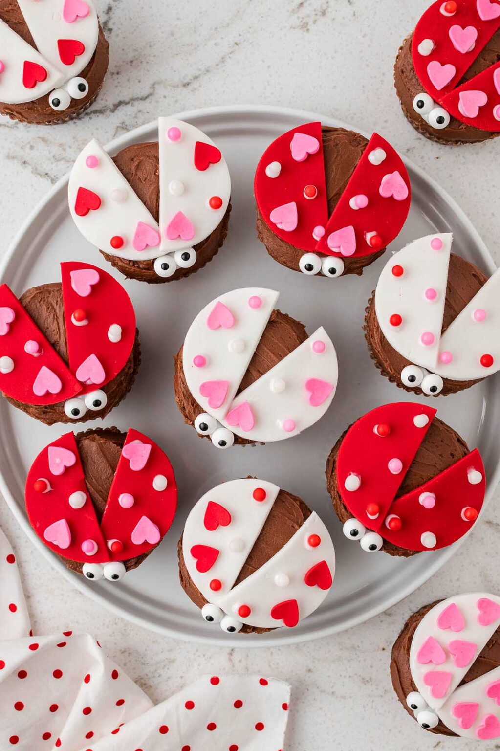 Love Bug Cupcakes