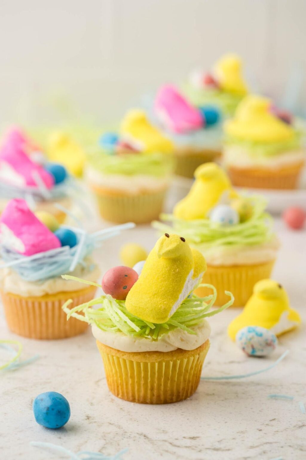 Easter Peep Cupcakes