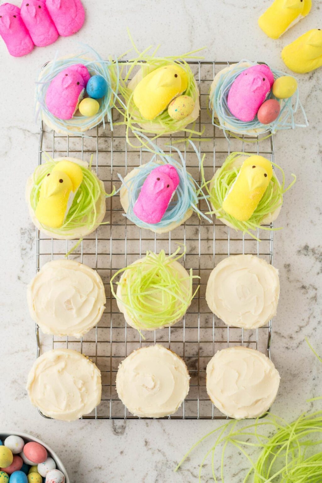 Easter Peep Cupcakes