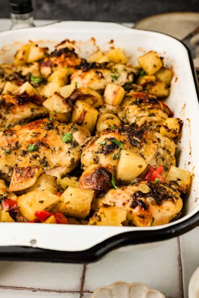 Baked Italian Chicken with Potatoes