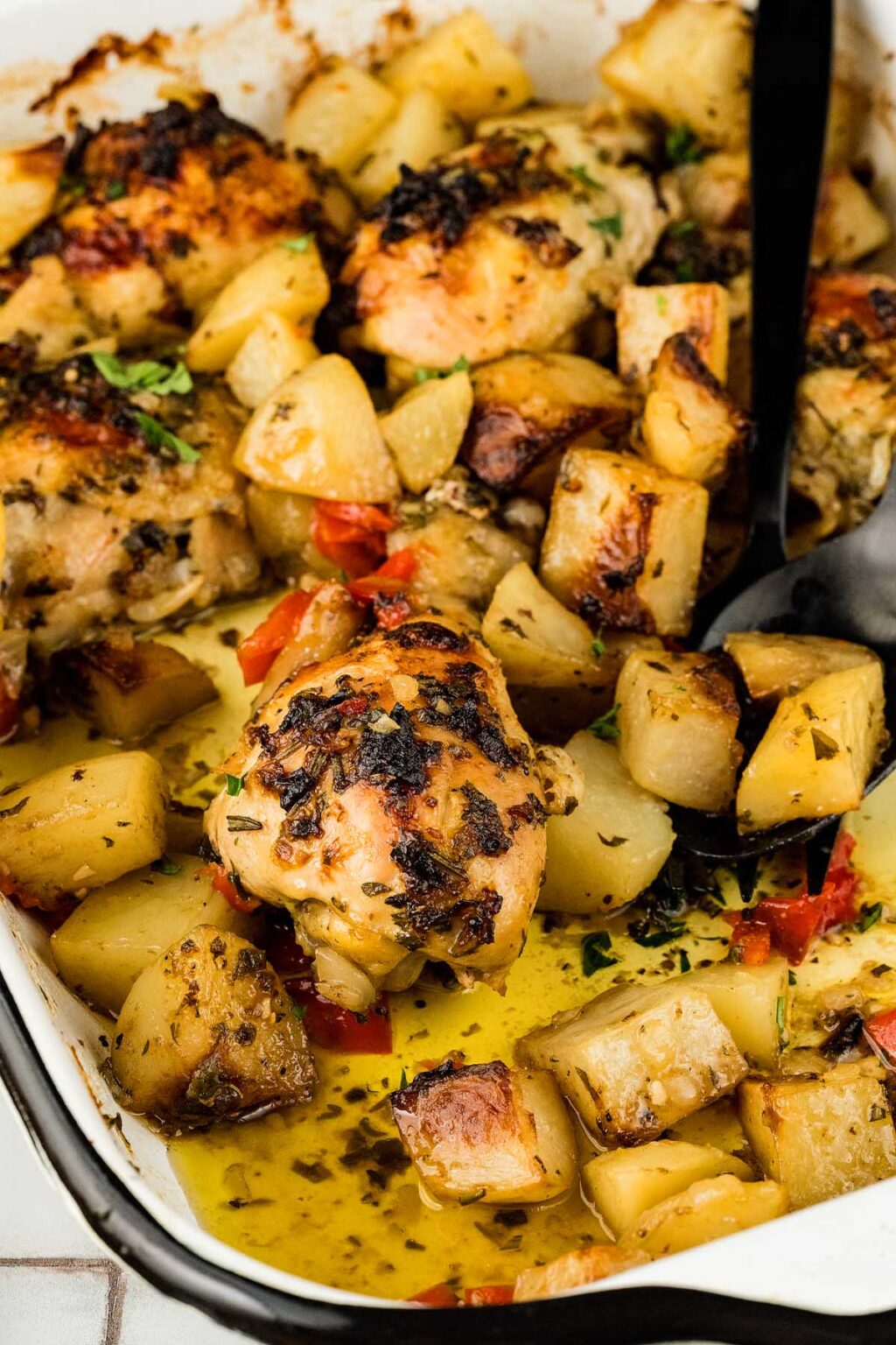 Baked Italian Chicken with Potatoes