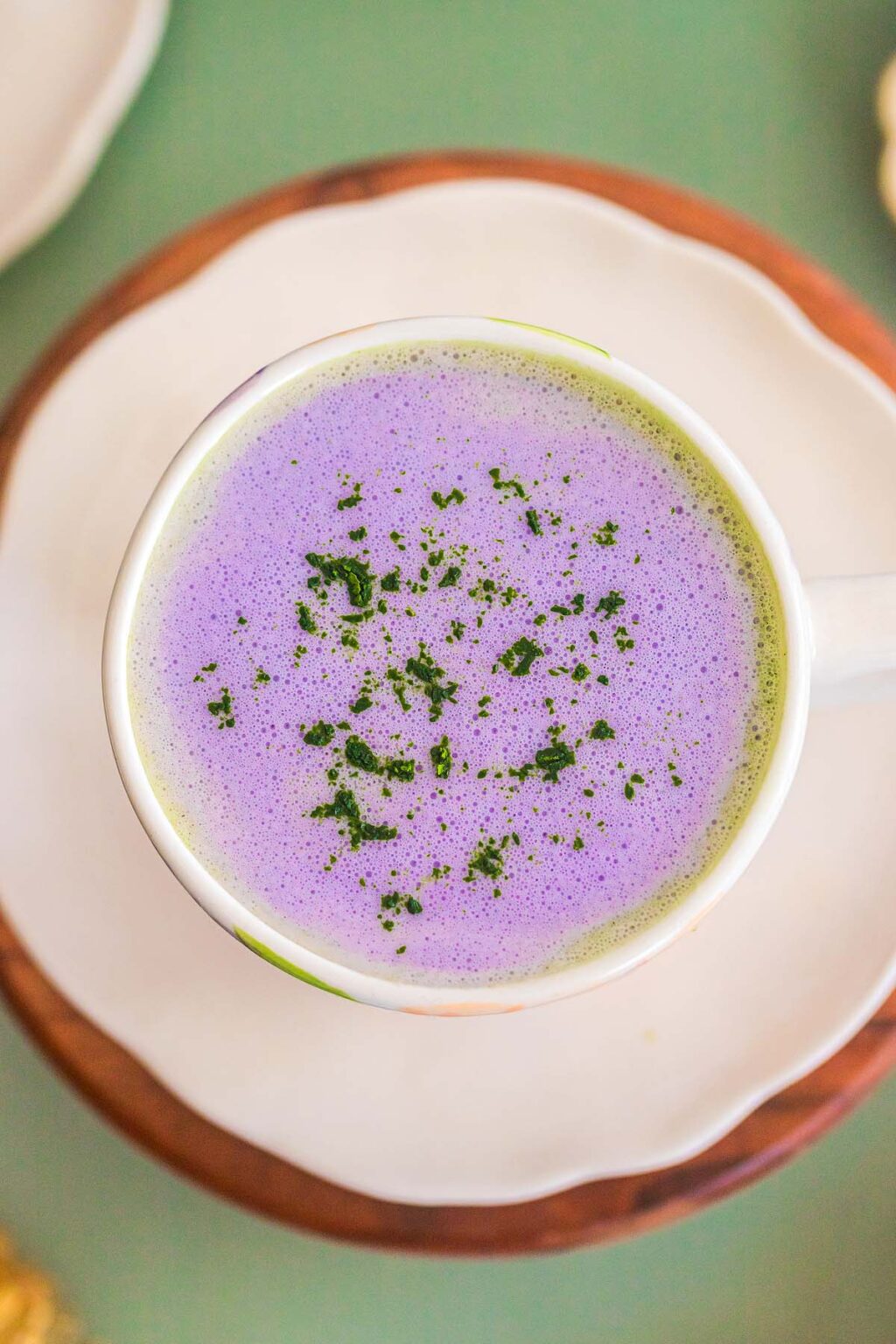 Lavender Matcha Latte
