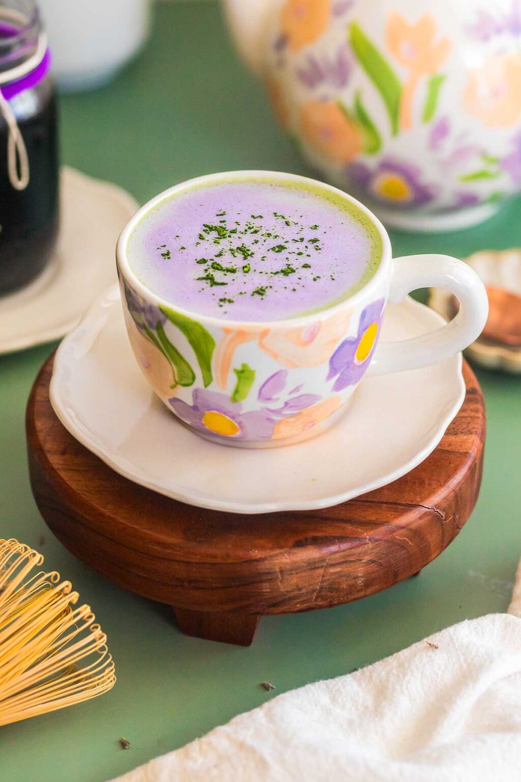 Lavender Matcha Latte