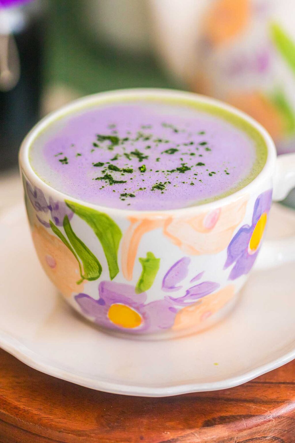 Lavender Matcha Latte