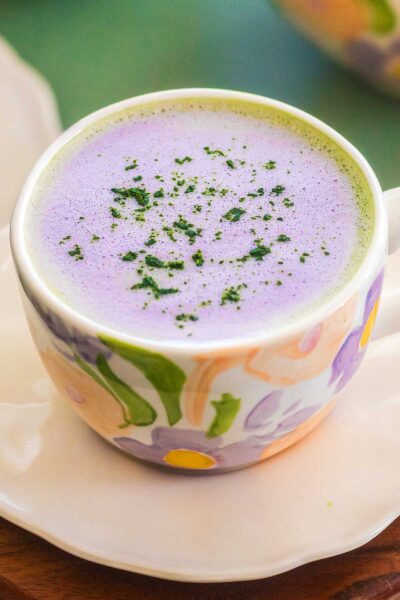 Lavender Matcha Latte