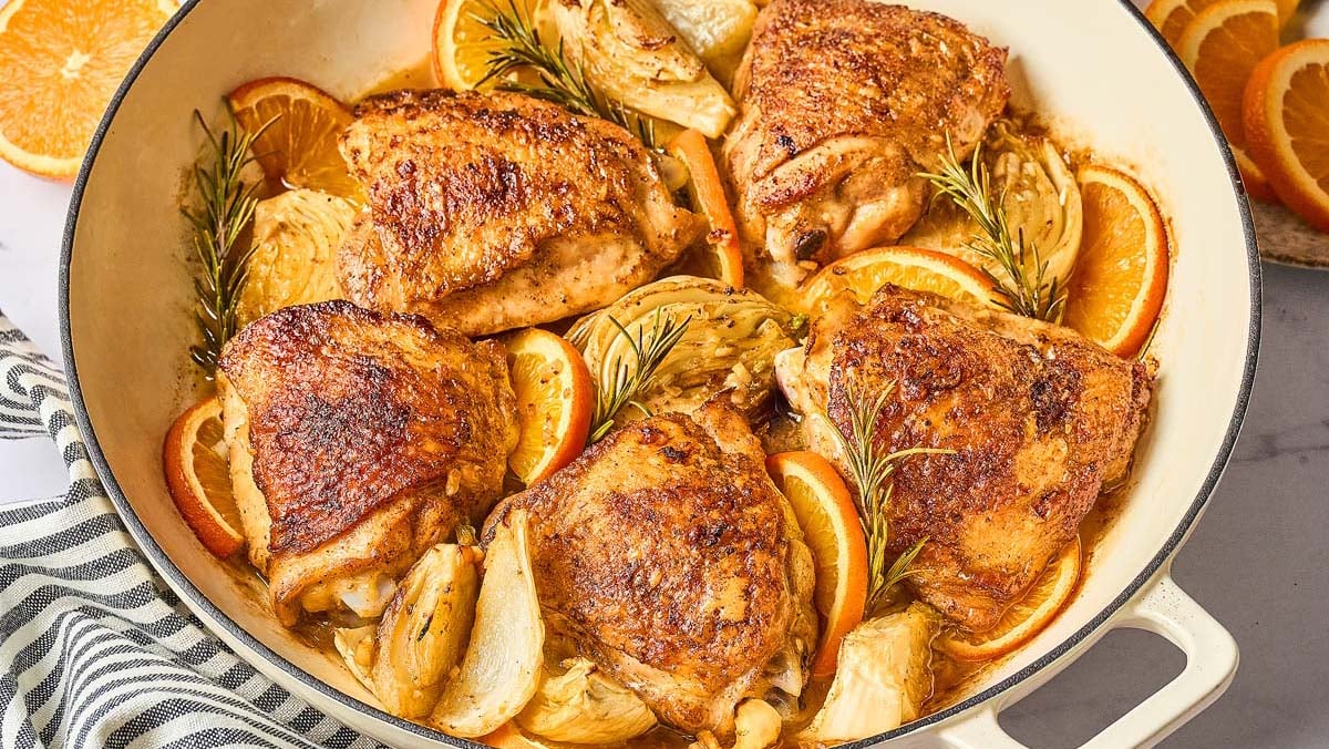 Fennel Orange Chicken - xoxoBella
