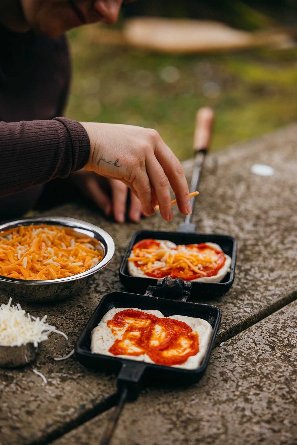 Pie Iron Pizzas - xoxoBella