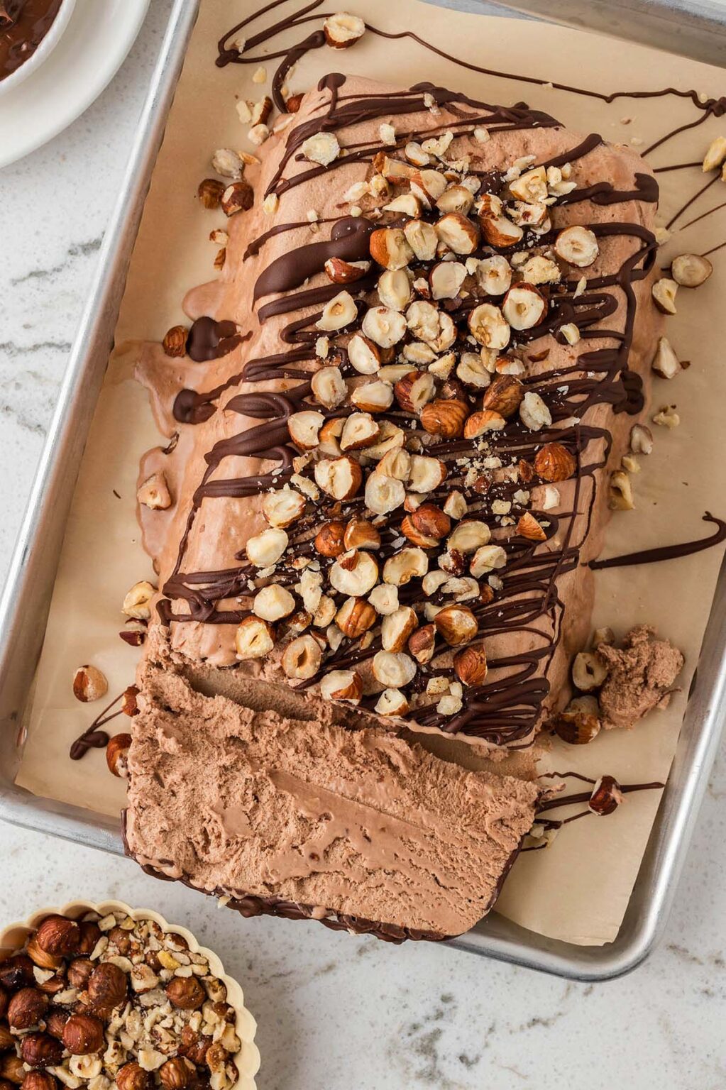 Chocolate Hazelnut Semifreddo - xoxoBella