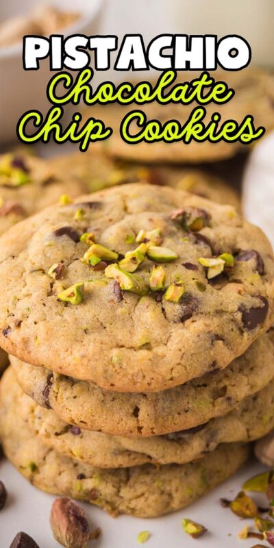 Pistachio Chocolate Chip Cookies - xoxoBella