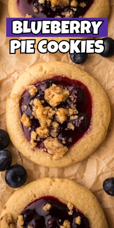 Blueberry Pie Cookies - xoxoBella