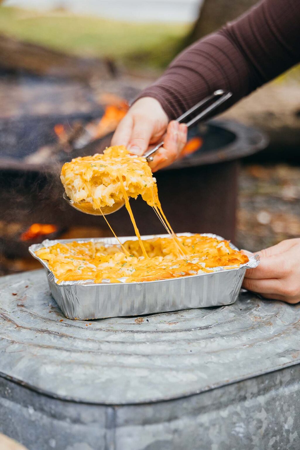 Campfire Mac and Cheese - xoxoBella