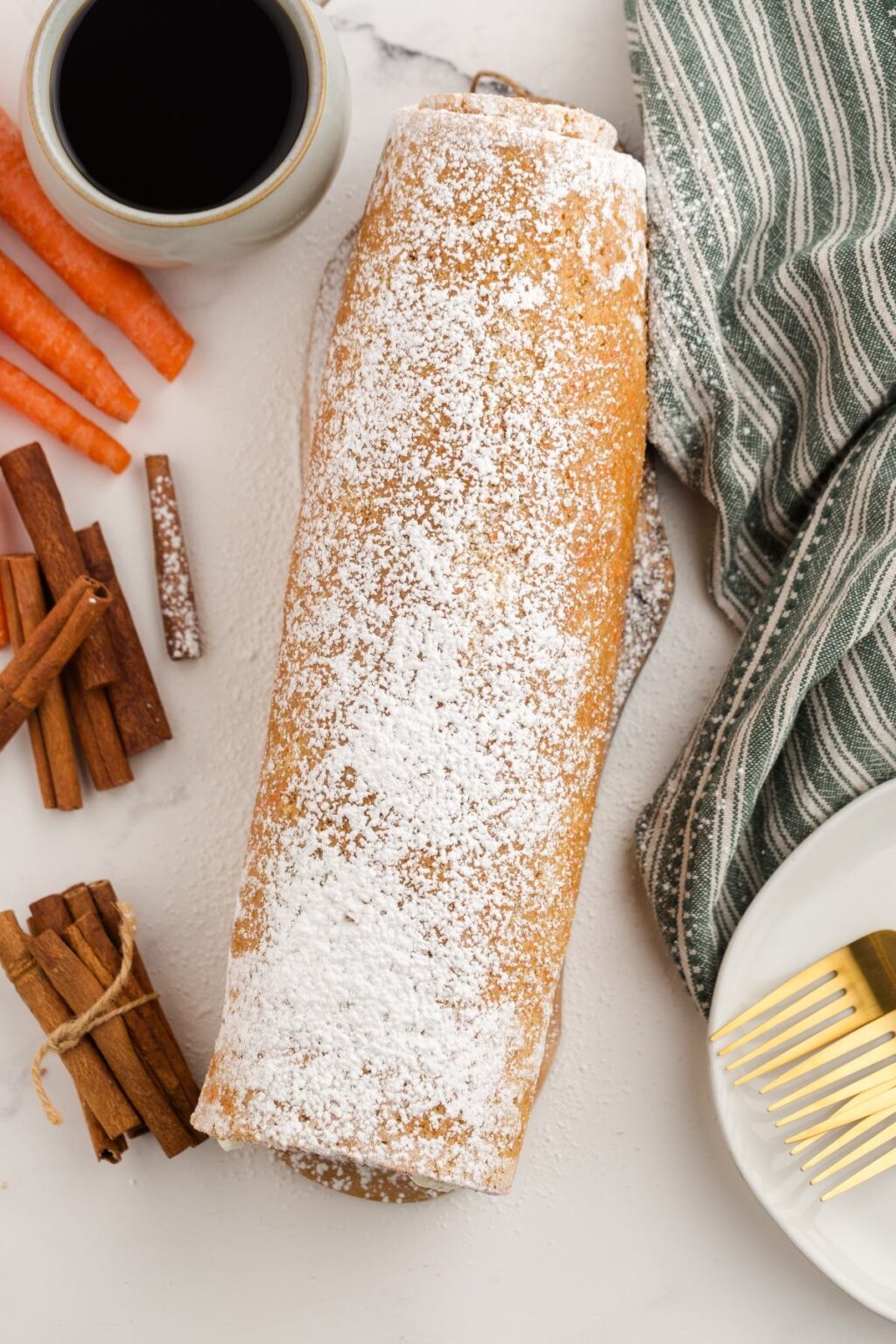 Carrot Roll Cake - xoxoBella