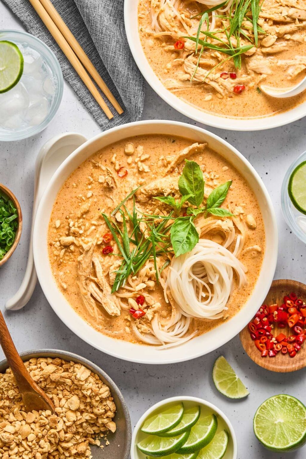 Red Curry Chicken Noodle Soup - xoxoBella
