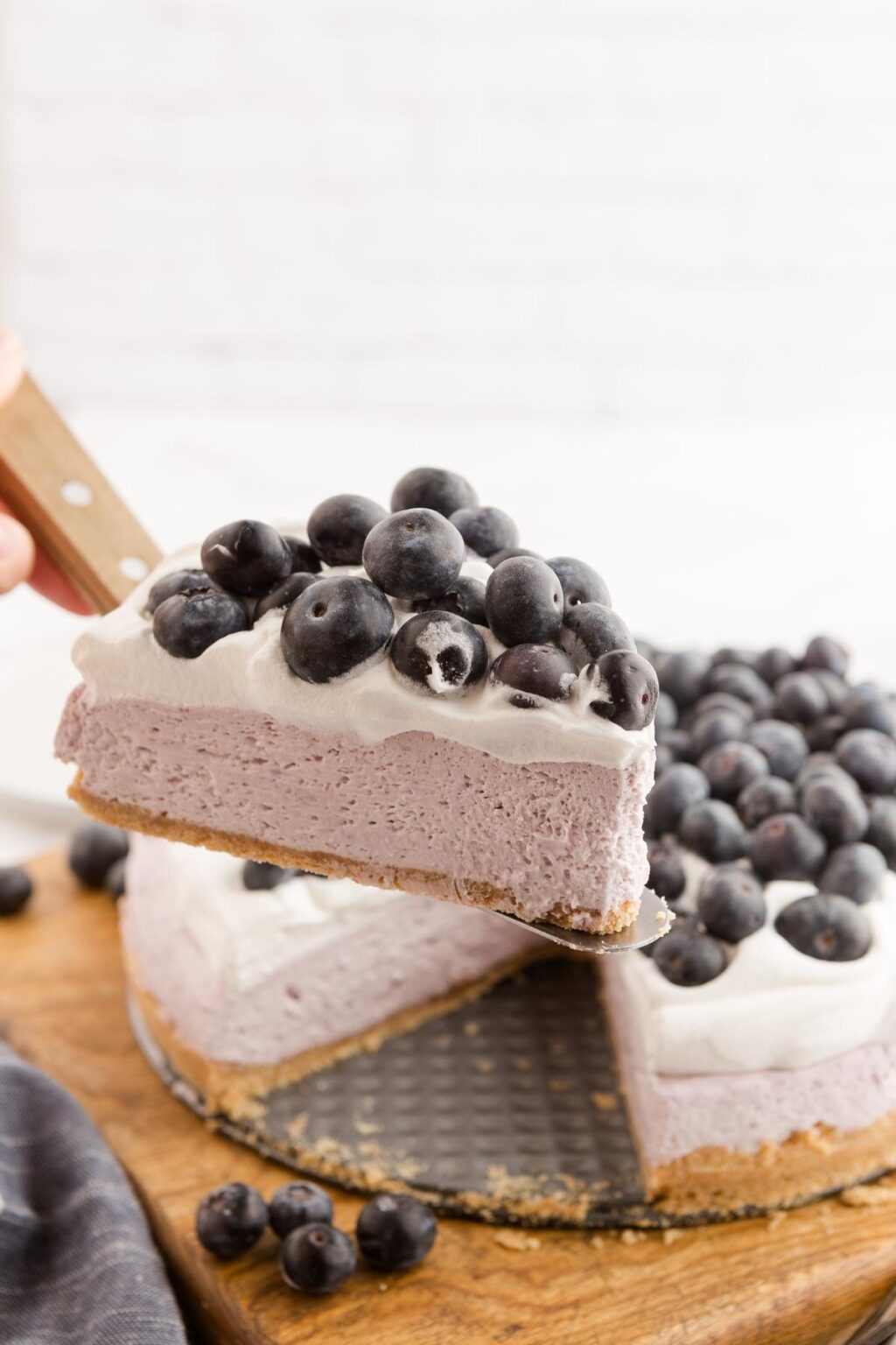 No Bake Blueberry Cheesecake - xoxoBella