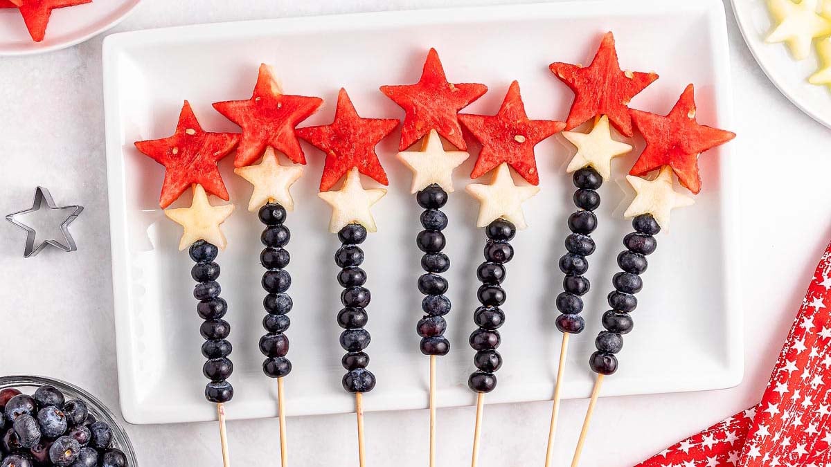 Watermelon Blueberry Sparklers - xoxoBella