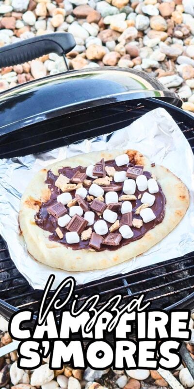 Campfire S'mores Pizza - xoxoBella