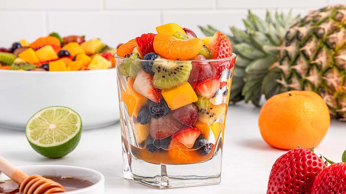 Honey Lime Fruit Salad - xoxoBella