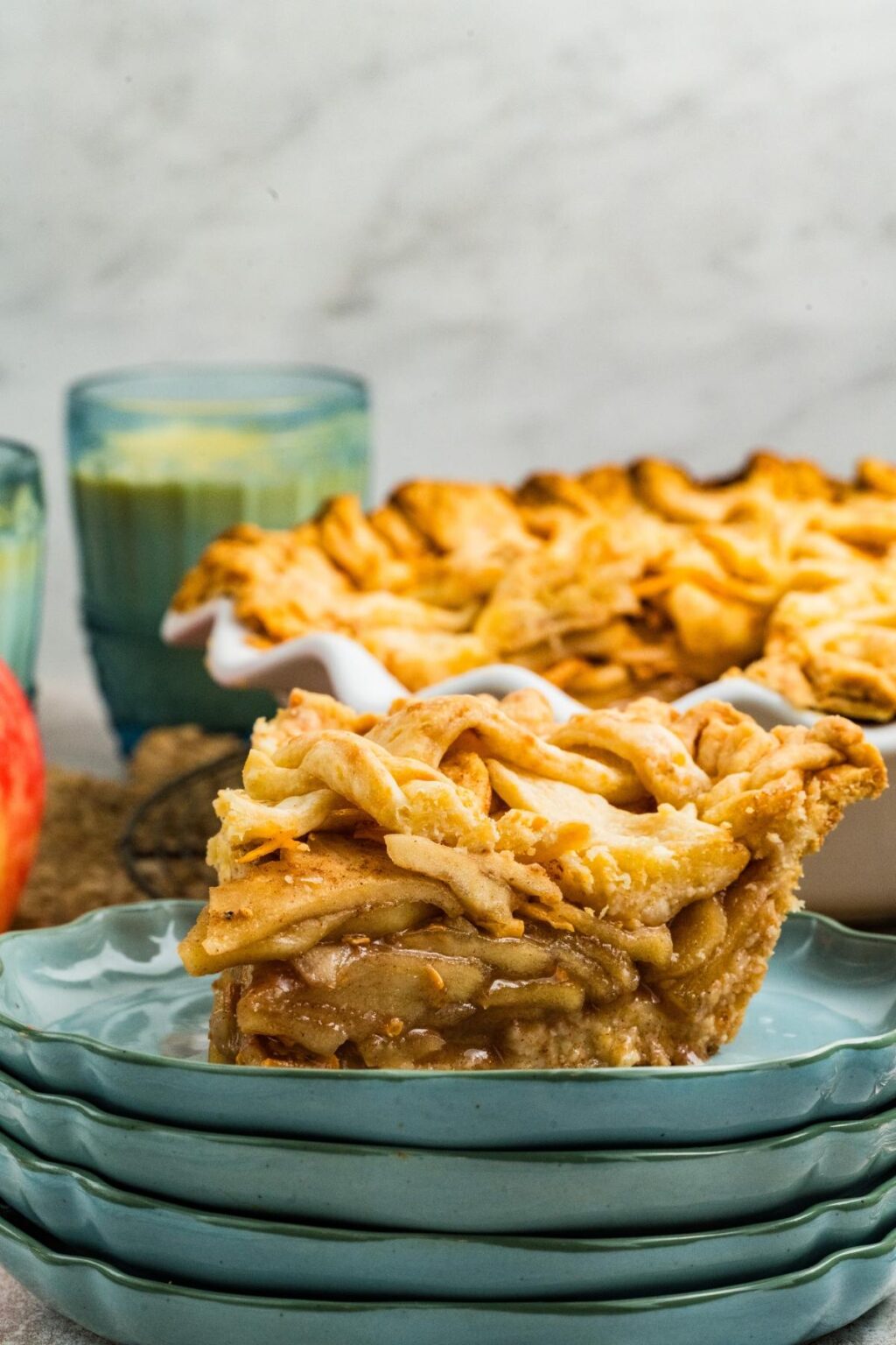 Apple Cheddar Pie - xoxoBella