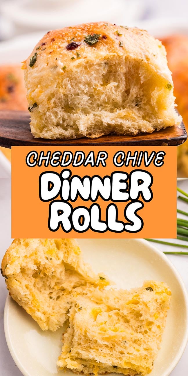 Cheddar Chive Dinner Rolls - xoxoBella