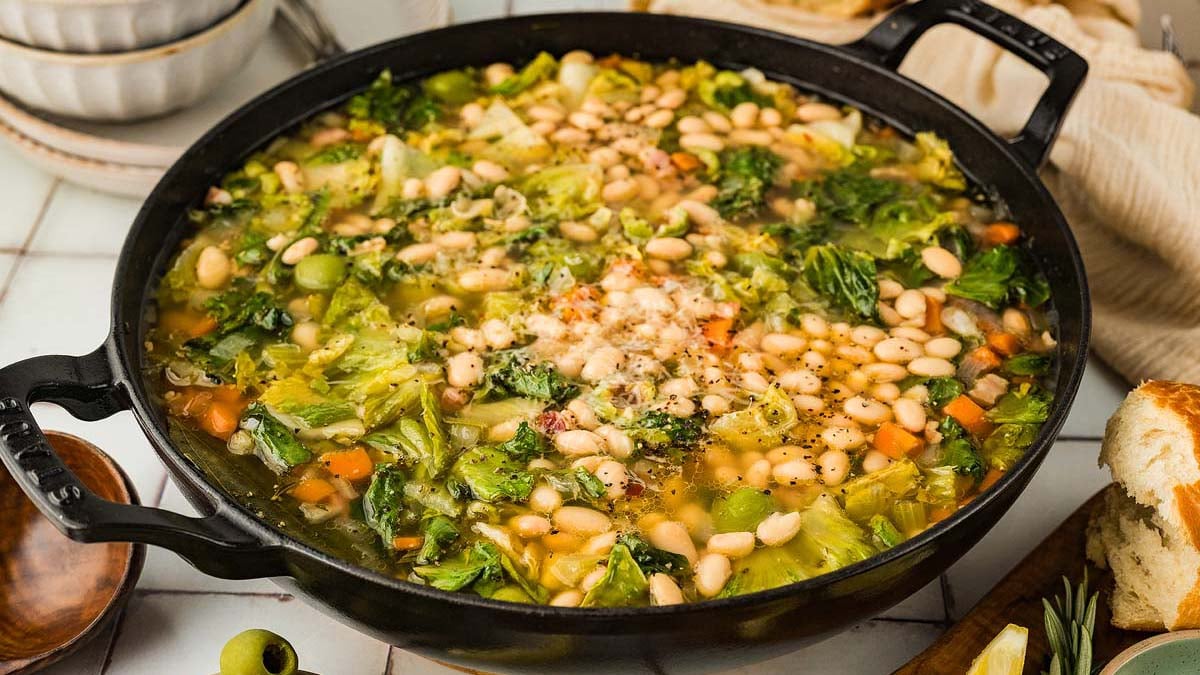 Escarole and Bean Soup - xoxoBella