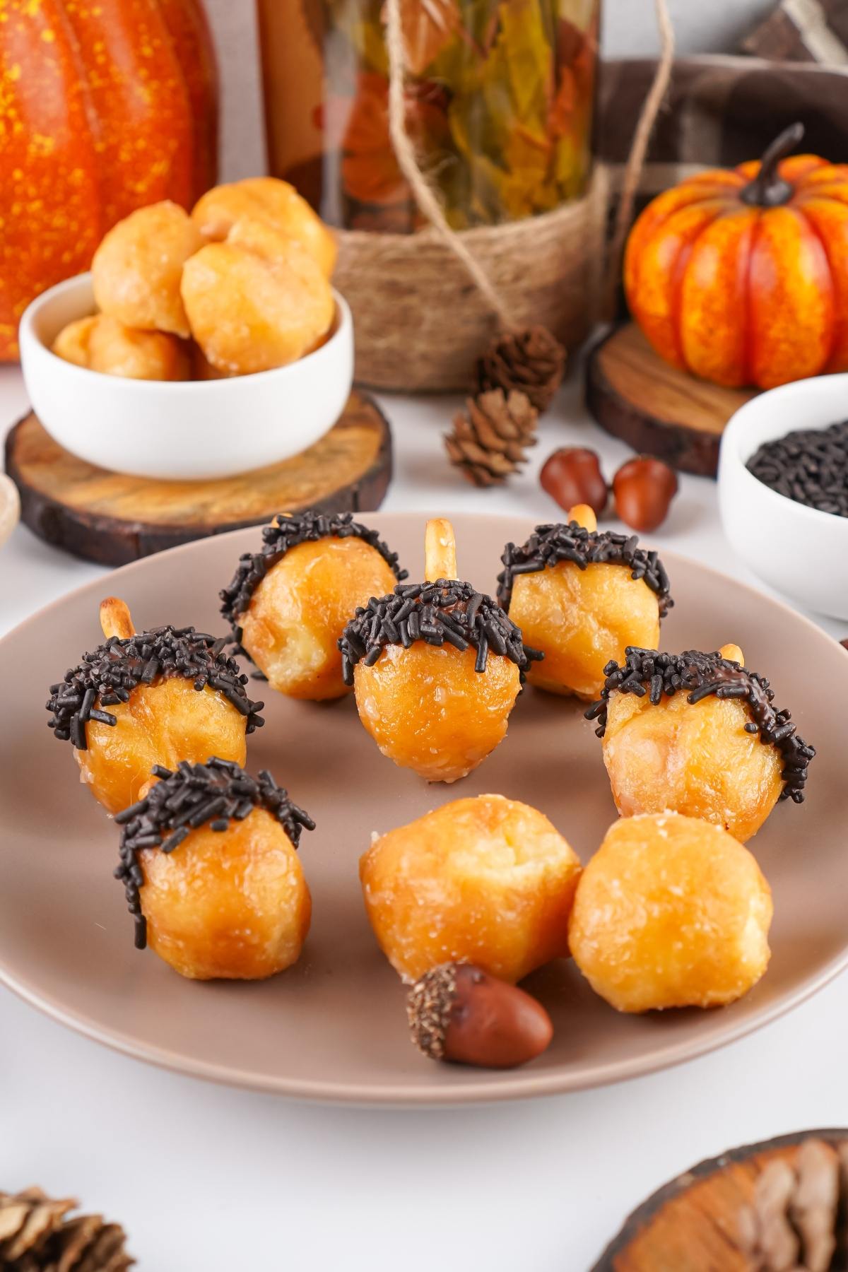 Acorn Donut Holes - xoxoBella
