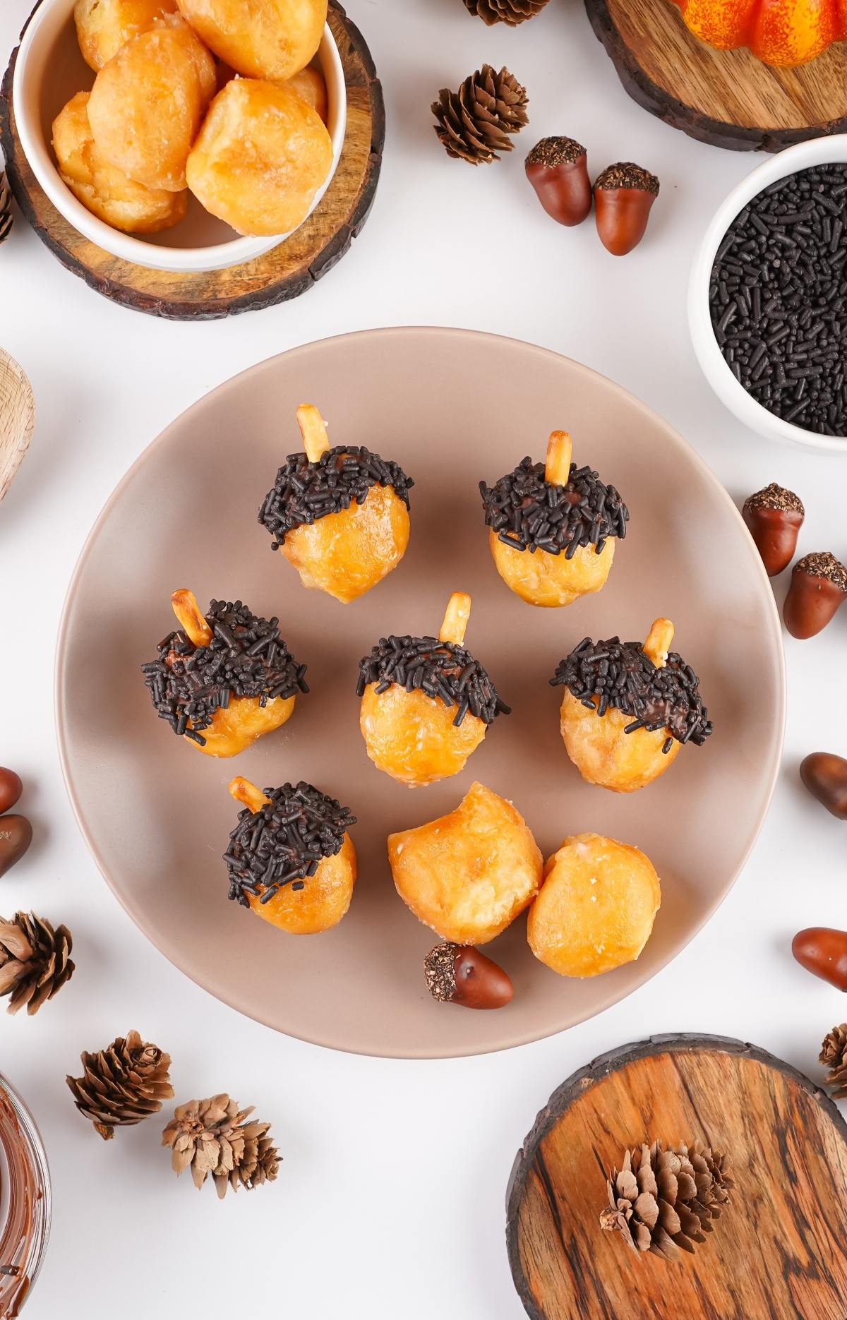 Acorn Donut Holes - xoxoBella