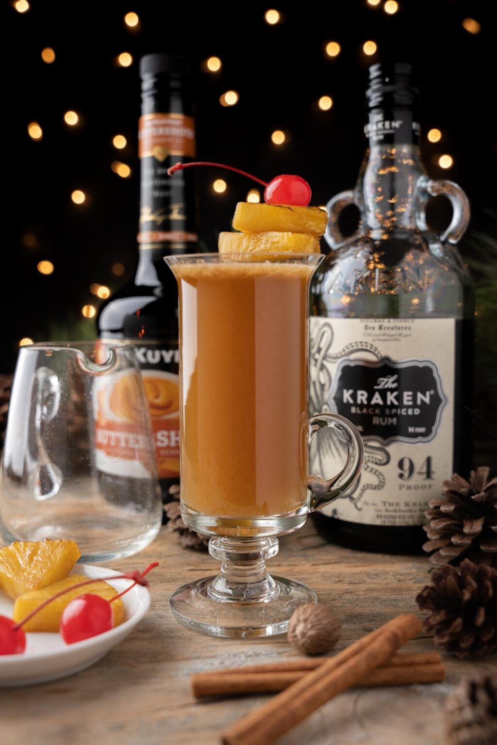 Spiced Pineapple Hot Buttered Rum Toddy - xoxoBella
