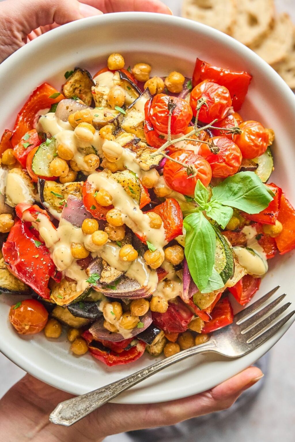 Mediterranean Chickpea Salad - xoxoBella