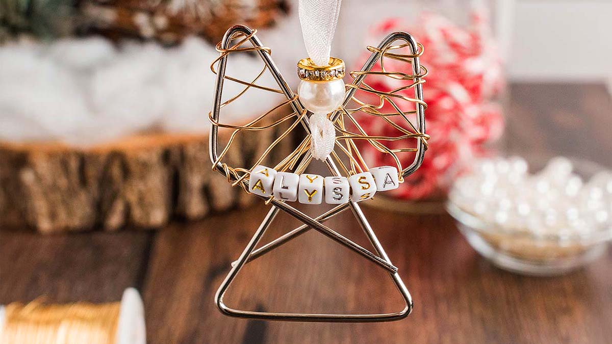 Easy Personalized Paper Clip Angel