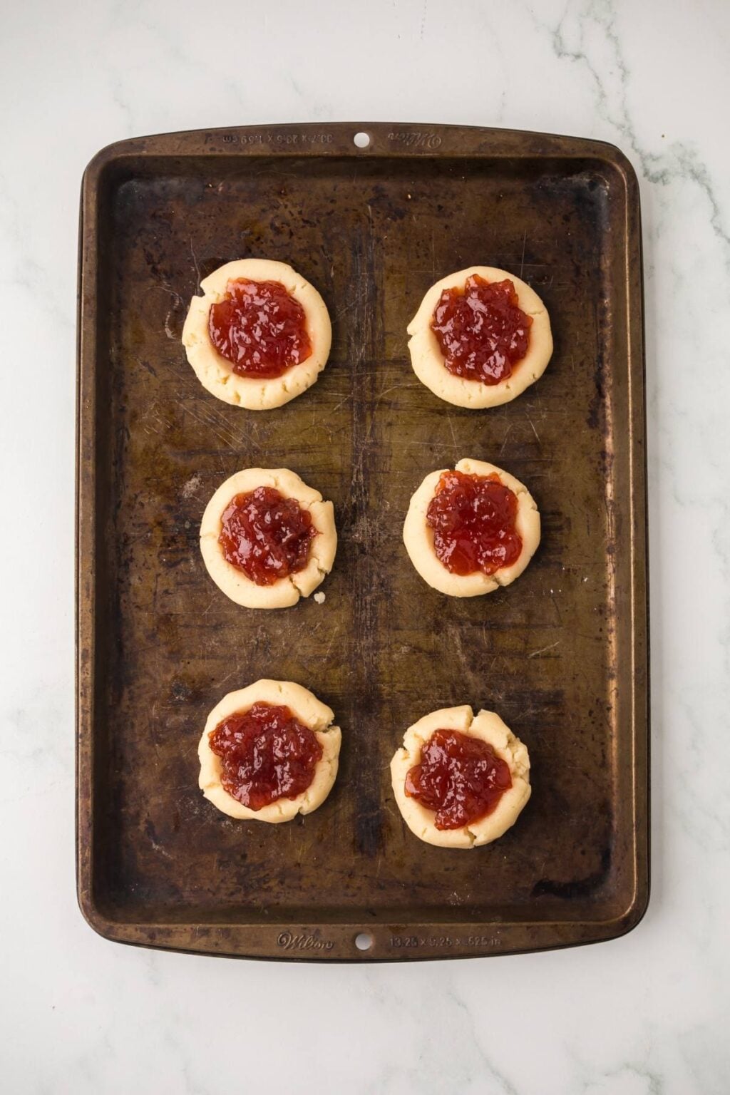 Jam Thumbprint Cookies - xoxoBella