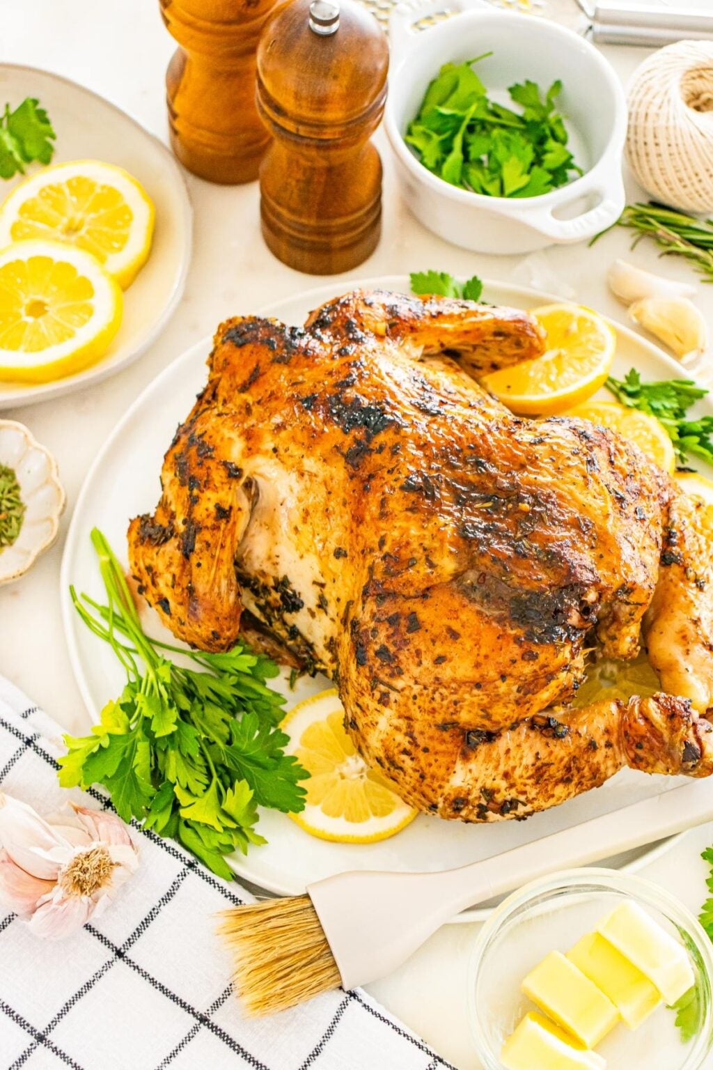Lemon Herb Roasted Chicken - xoxoBella