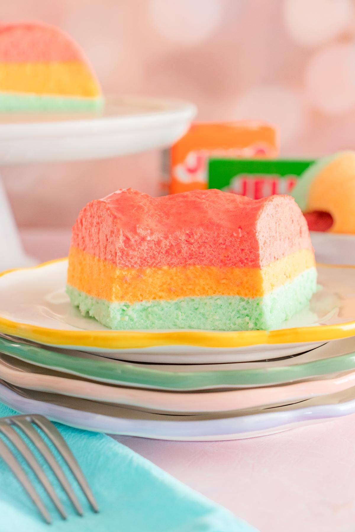 Sherbet Layered Jello Mold - xoxoBella