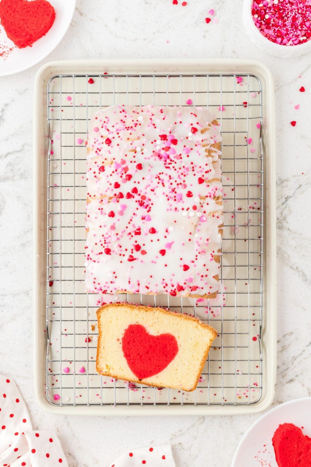 Hidden Heart Cake - xoxoBella