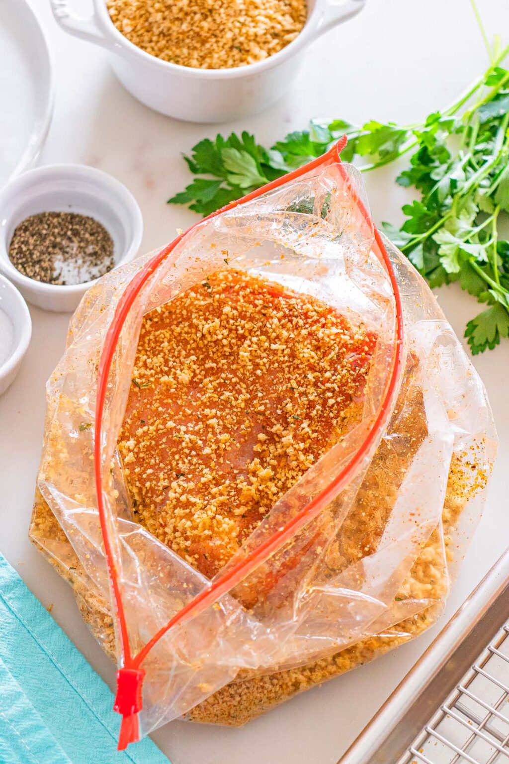 Homemade Shake and Bake Pork Chops - xoxoBella