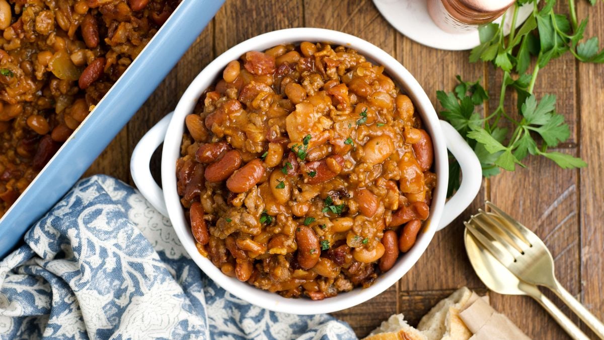 Cowboy Baked Beans - xoxoBella