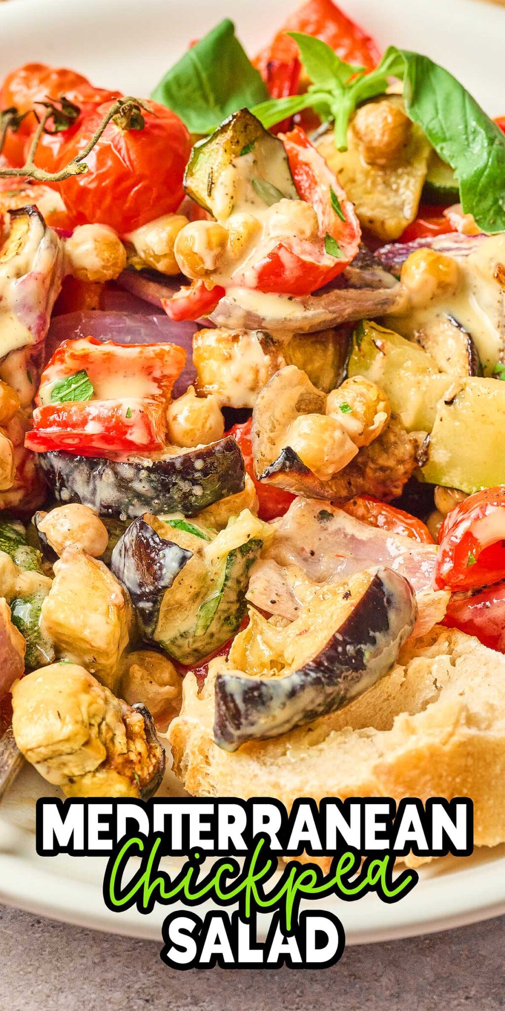 Mediterranean Chickpea Salad - xoxoBella